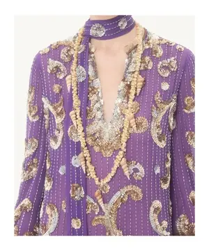 Valentino Garavani Jardin Aquatique Shell Necklace