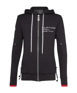 Philipp Plein Logo Zip-up Hoodie