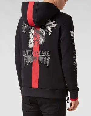Philipp Plein Logo Zip-up Hoodie