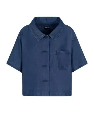 Giorgio Armani Lyocell Short-sleeved Shirt
