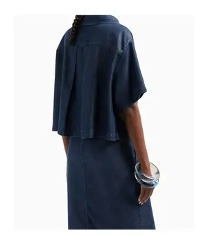 Giorgio Armani Lyocell Short-sleeved Shirt
