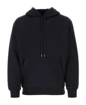 Prada Long-sleeved Drawstring Hoodie - Blue