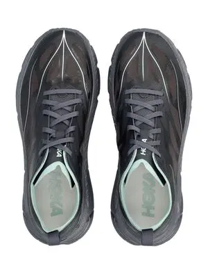 Hoka One One Mafate Speed 4 Lite Lace-up Sneakers - Black