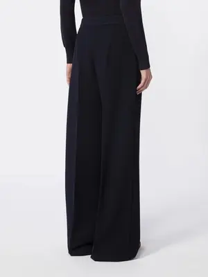 Max Mara High-waisted Pleated Wide-leg Trousers