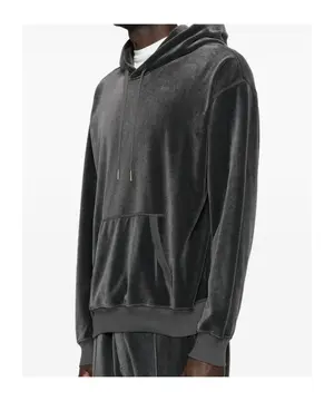 TOM FORD Velour Hoodie - Black