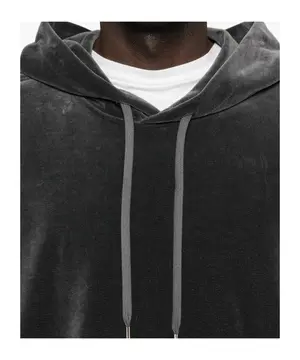 TOM FORD Velour Hoodie - Black