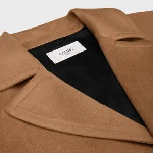 Celine Coat In Camel Cloth