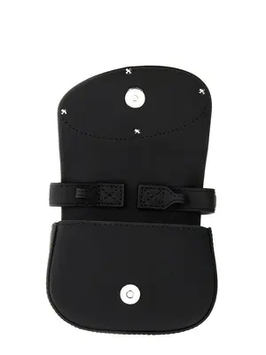 DIESEL® 1dr Iconic Leather Crossbody Bag - Black