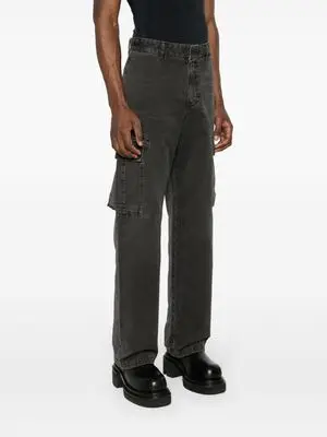 Givenchy 4g Embroidered Straight-leg Cargo Pants