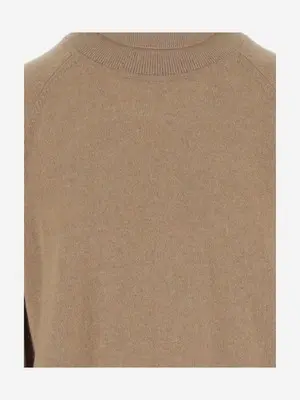 Khaite Percy Cashmere Turtleneck Sweater - Camel