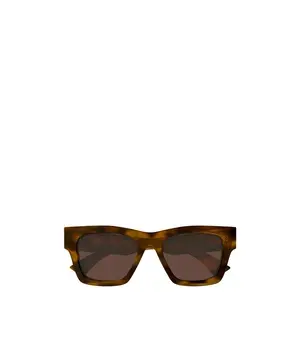 Gucci Rectangular Logo Sunglasses - Havana