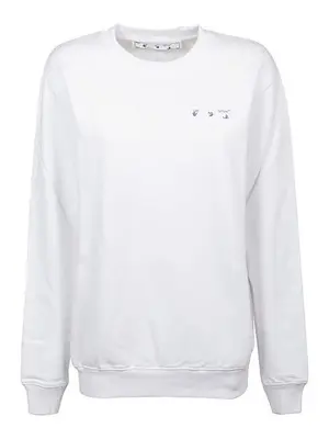 Off-White Floral Arrow Logo Sweatshirt