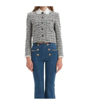 Marissa Chiara Lace Trim Jacket