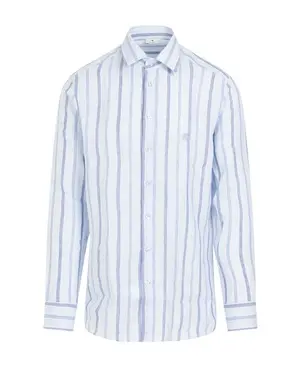 Etro Pegaso-embroidered Striped Shirt