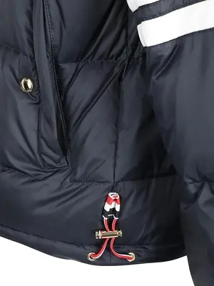 Thom Browne 4-bar Hooded Buttoned Jacket
