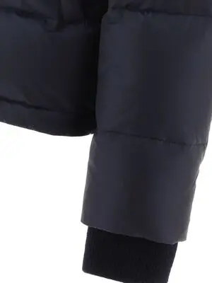 Thom Browne 4-bar Hooded Buttoned Jacket