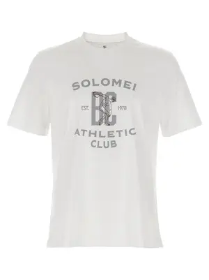Brunello Cucinelli Graphic Printed Crewneck T-shirt - No
