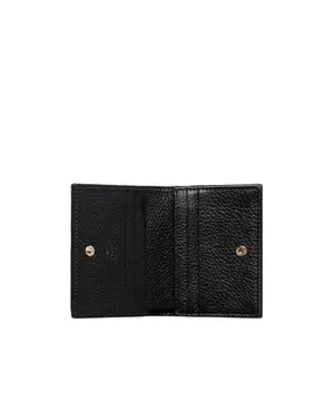 Gucci Gg Emblem Mini Wallet - Black