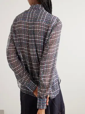 Isabel Marant Étoile Geona Plaid Shirt