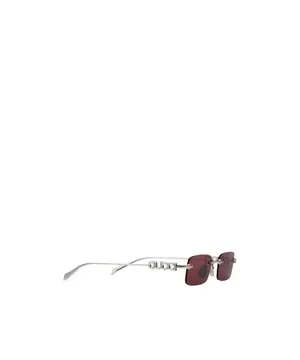 Gucci Rectangular Frame Rimless Sunglasses