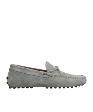 TOD'S Gommino Suede Loafers - Gray