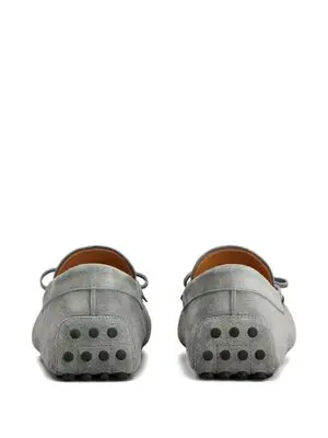 TOD'S Gommino Suede Loafers - Grey