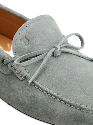 TOD'S Gommino Suede Loafers - Grey