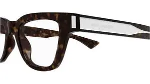 Saint Laurent Jacques Rectangular Eyeglasses - Black