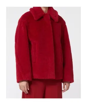 Max Mara Triton Long-sleeved Jacket - Red