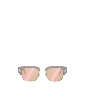 Dior Geometric Frame Sunglasses - Nude