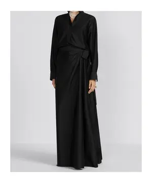 Dior Long Wrap Skirt