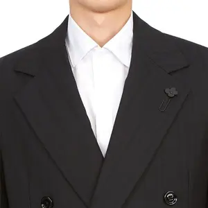 LARDINI Long-sleeved Double-breasted Coat