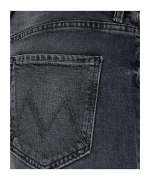 MOTHER The Ditcher Roller Sneak Wide Leg Jeans
