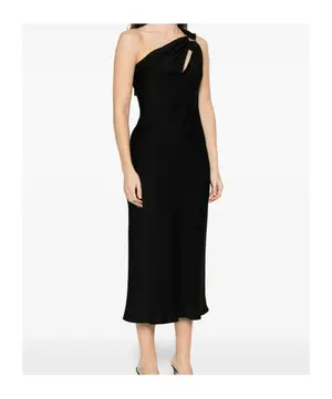 Max Mara One Shoulder Sleeveless Dress