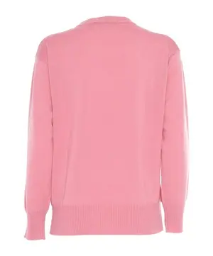 Max Mara Crewneck Jumper With Patterned Design