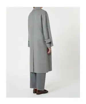 Max Mara Zoe Single-breasted Coat - Medium Gray