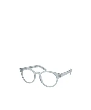 Prada Eyeglasses Round Frame Glasses - Blue