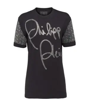 Philipp Plein Embellished Logo T-shirt