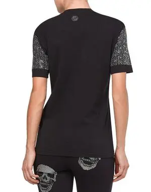 Philipp Plein Embellished Logo T-shirt