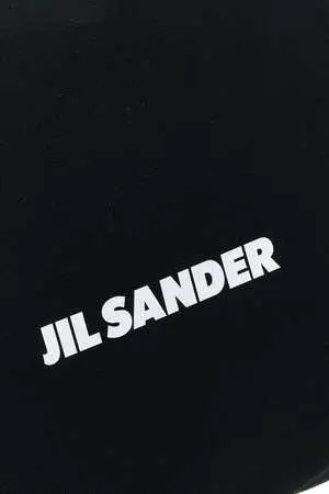 JIL SANDER Logo Print Tote Bag - Black