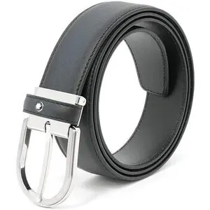Montblanc Horseshoe Buckle Belt - Gray