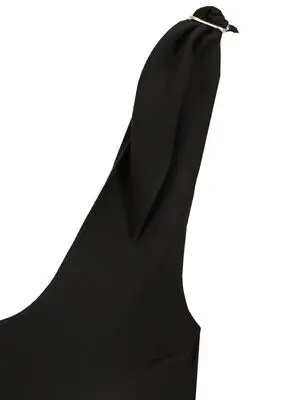 COURREGES Knot Sleeveless Mini Dress - Black