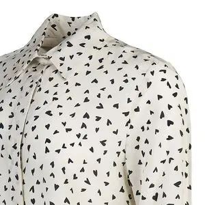 Max Mara All-over Printed Long-sleeved Shirt - Ivory