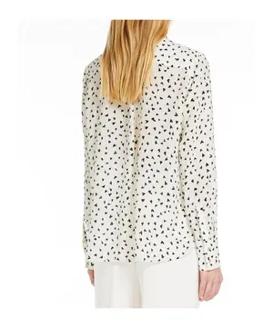 Max Mara All-over Printed Long-sleeved Shirt - Ivory
