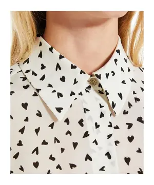 Max Mara All-over Printed Long-sleeved Shirt - Ivory