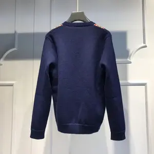 Gucci V-neck Pullover With Gg Detail