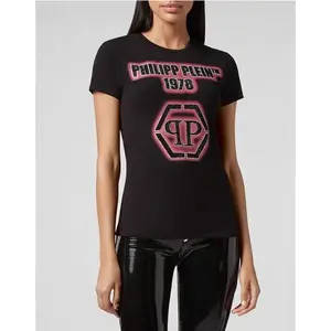 Philipp Plein Logo Embellished T-shirt