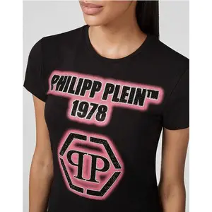 Philipp Plein Logo Embellished T-shirt