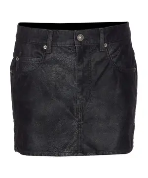 Isabel Marant Étoile Kimmy Zipper Skirt - Black