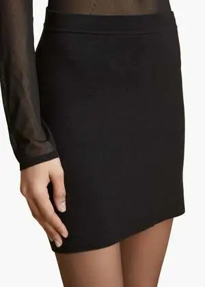 Khaite Darrion Slip-on Mini Skirt